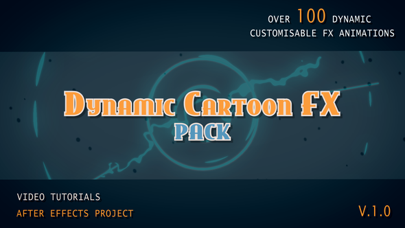 Dynamic Cartoon FX pack, After Effects Project Files | VideoHive
